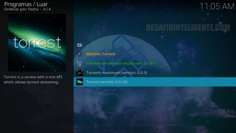 Addon Torrest en Kodi - Guía de instalación 【2026】 | Desafío Inteligente