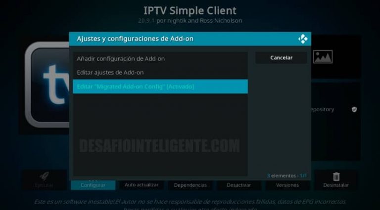 PVR IPTV Simple Client en Kodi - Guía de instalación 【2025】 | Desafío ...