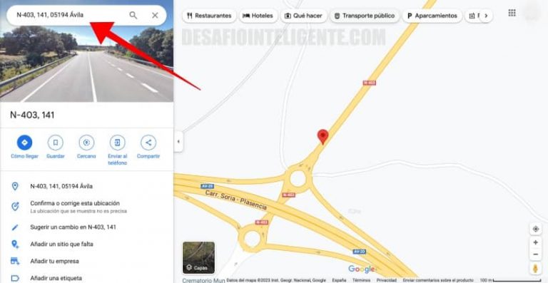 ¿Cómo localizar un punto kilométrico con Google Maps? | Desafío Inteligente